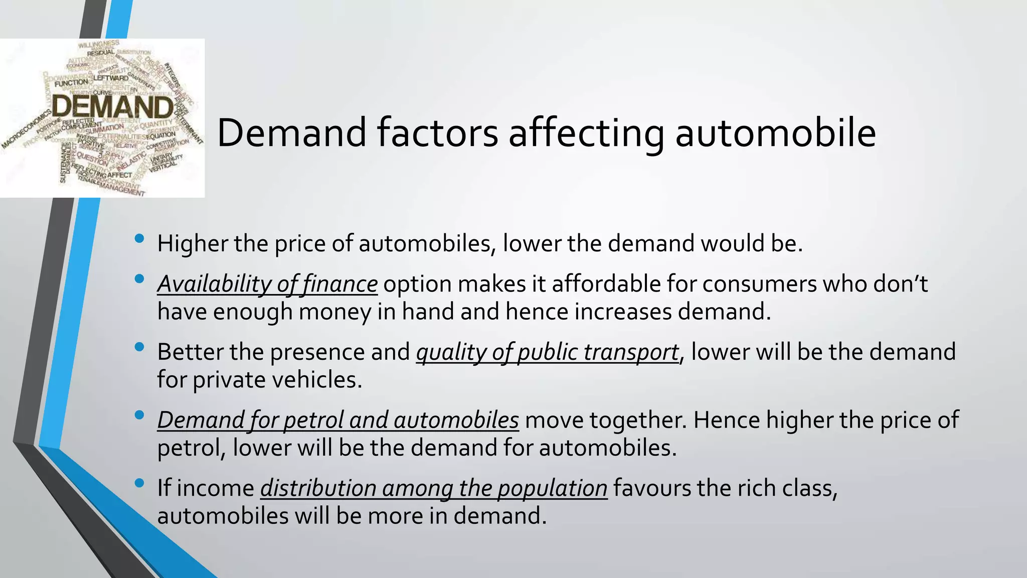 Auto mobile industry in INDIA | PPTX
