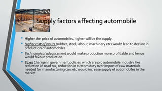 Auto mobile industry in INDIA | PPTX