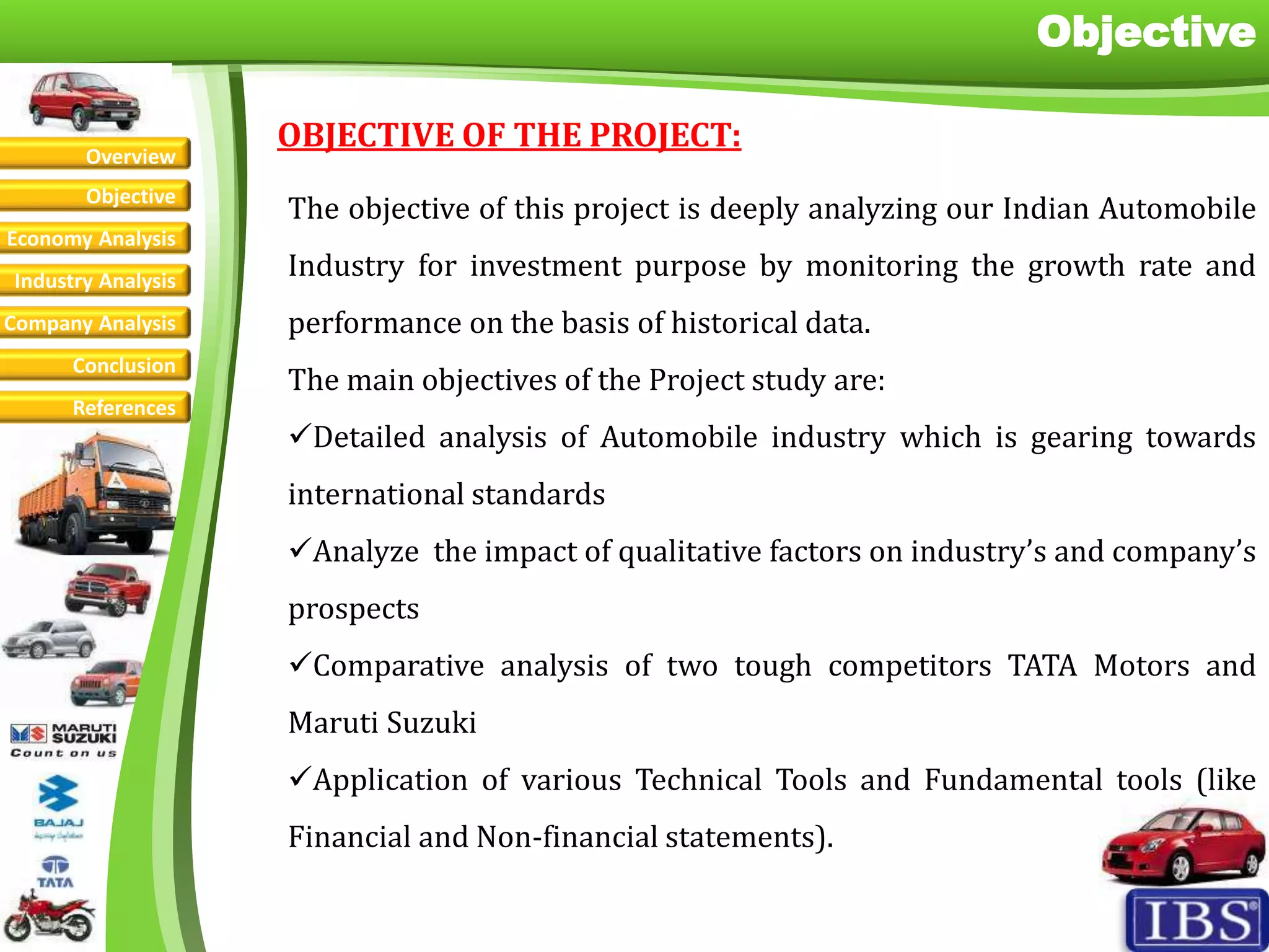 Automobile Industry Analysis Jitendra Shekhar | PPTX