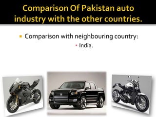 Automobile Industry Of Pakistan | PPTX