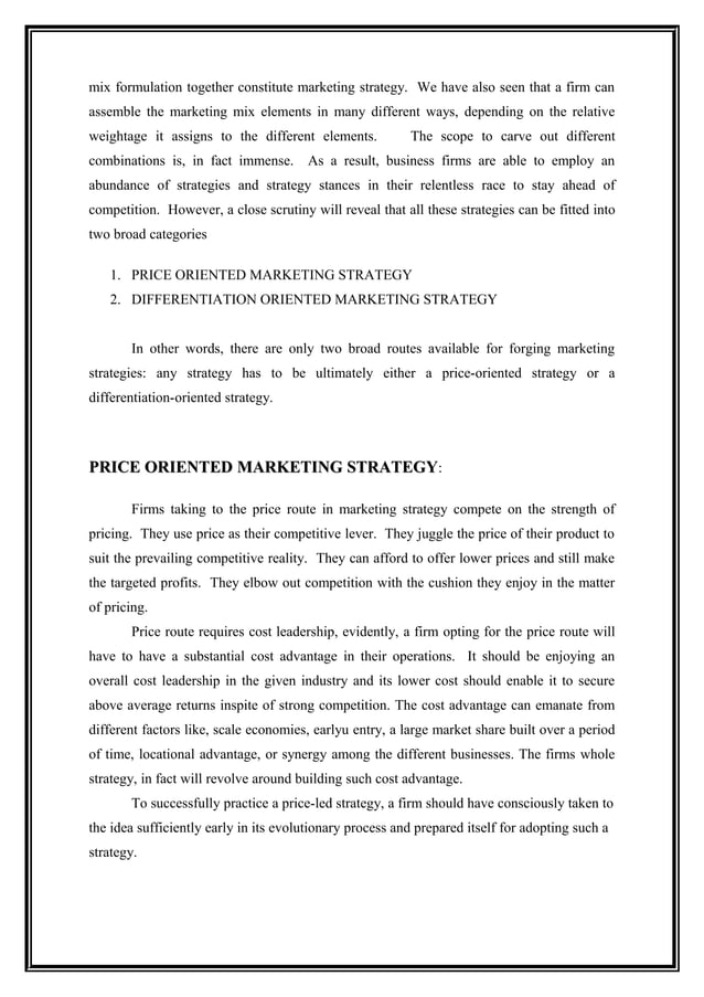 Automobile industry project report | DOC