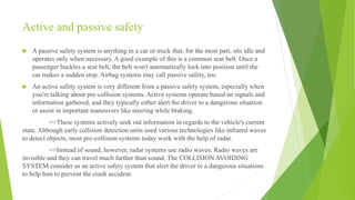 collision avoidance system,automobile technology,safety systems in car ...