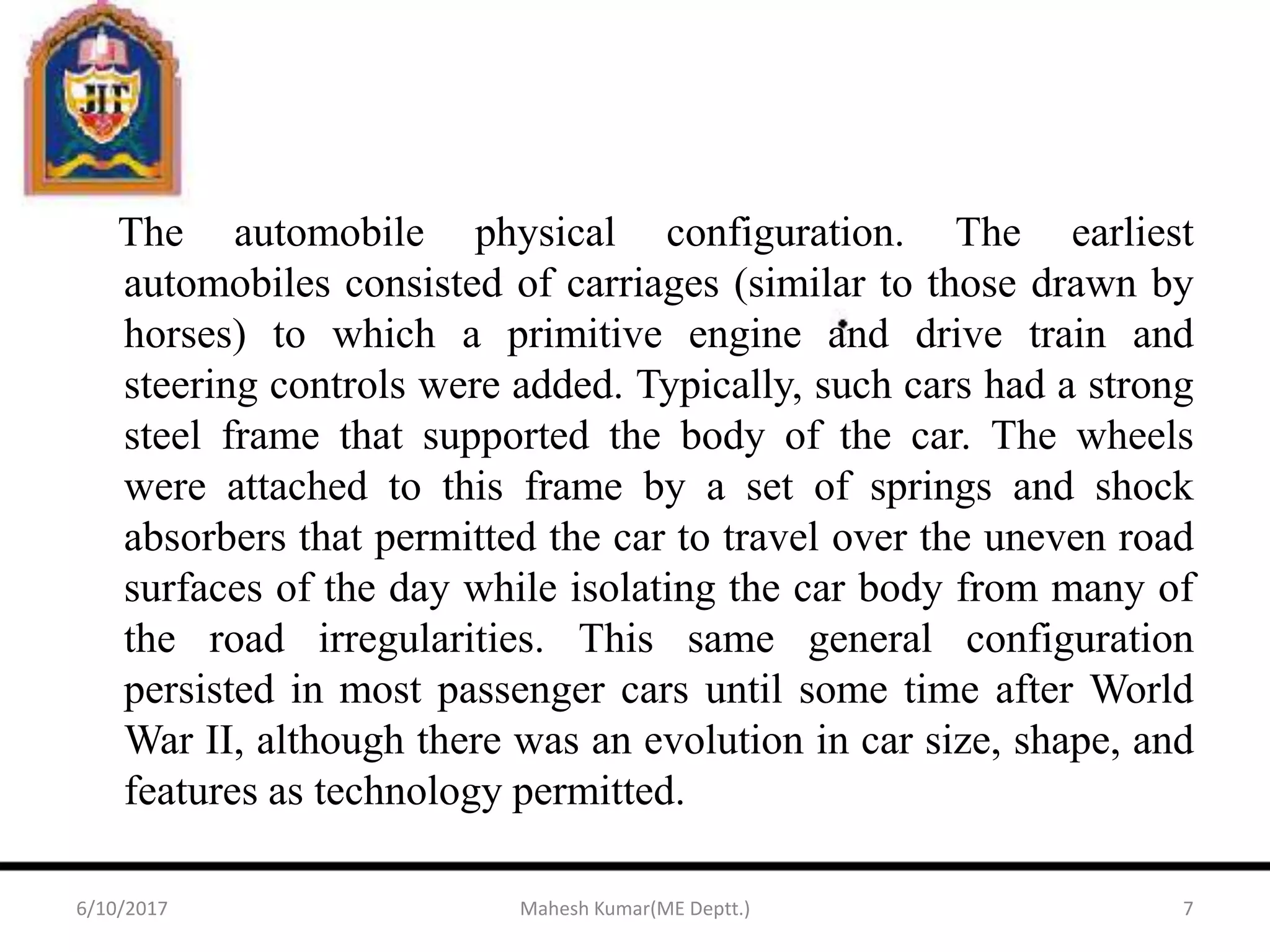 Automobile Engineering ppt | PPTX