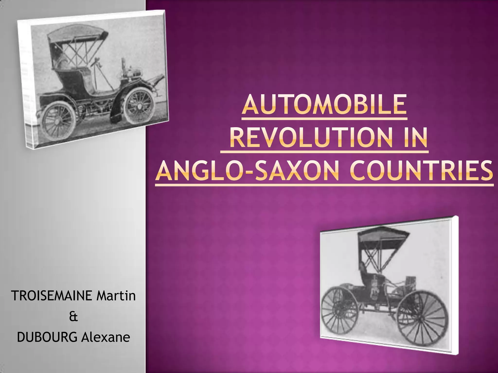 Automobile revolution | PPTX