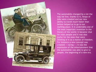 Automobile revolution | PPT