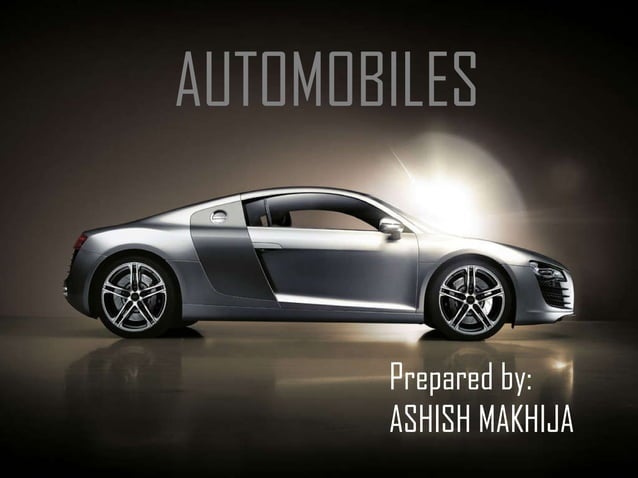 Automobiles | PPT | Green Vehicles | Auto Type