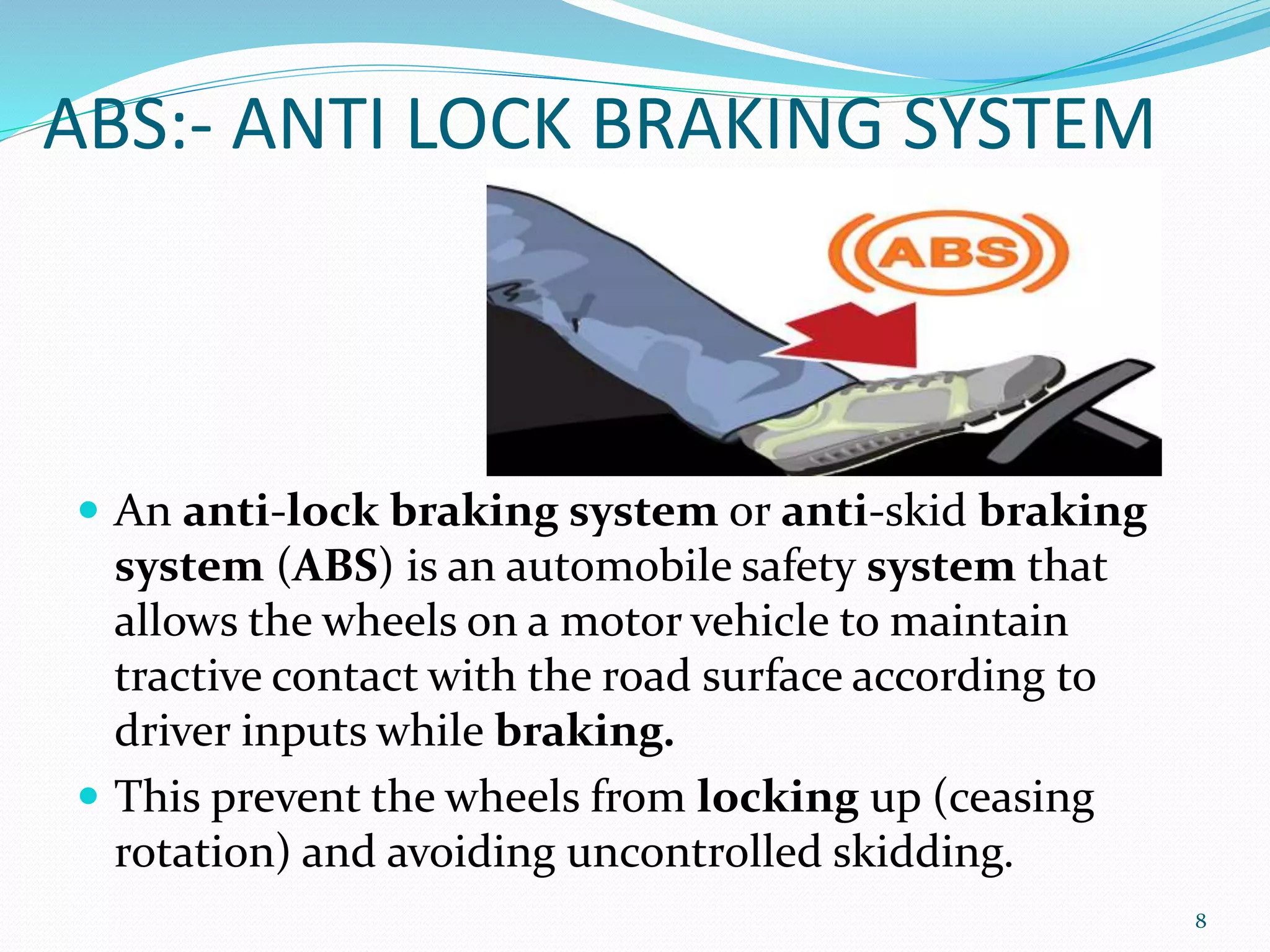 Automobile safety system | PPTX