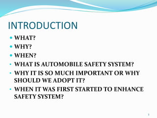 Automobile safety system | PPTX