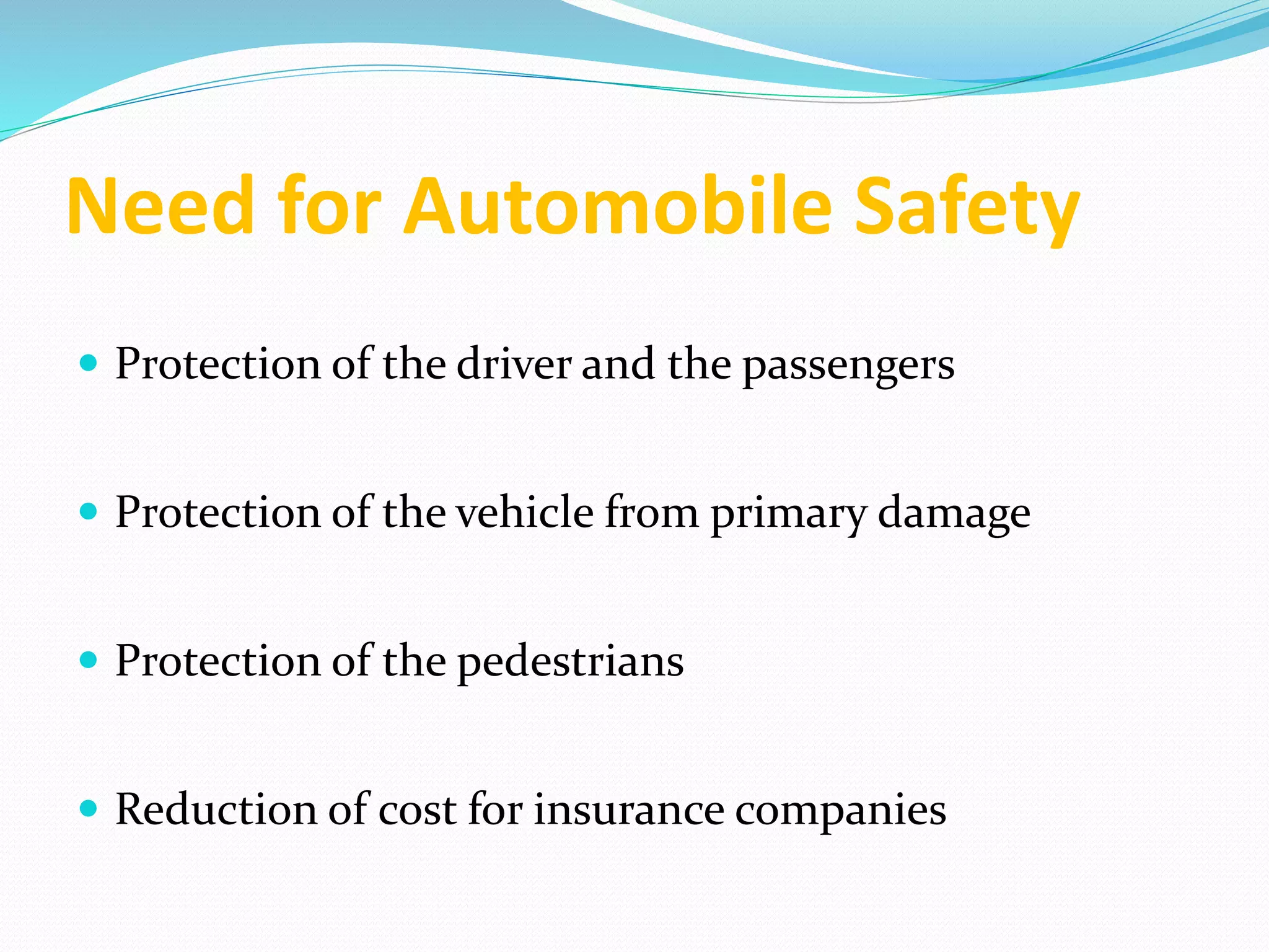 Automobile safety system | PPTX