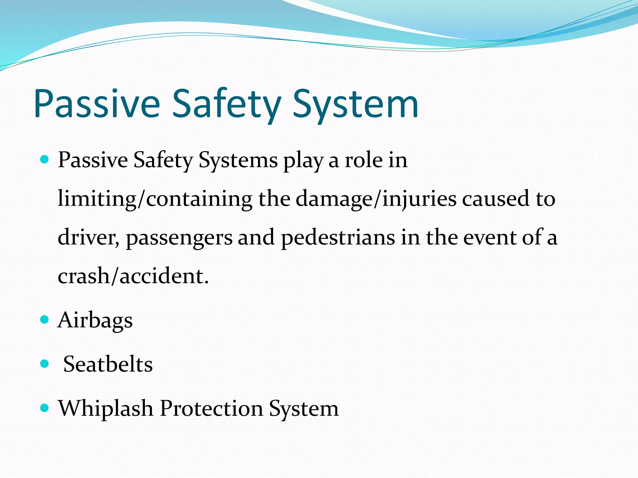Automobile safety system | PPTX