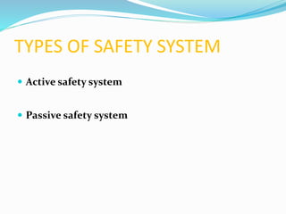 Automobile safety system | PPTX