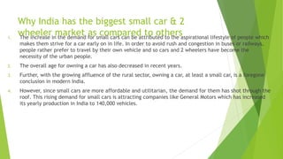 Research report on Indian Automobile Sector | PPTX