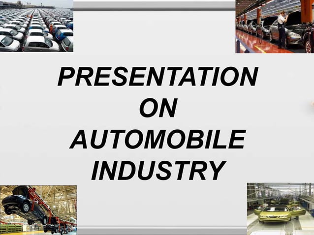 Automobile sector | PPT