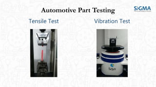 Automotive Parts Testing | PPTX