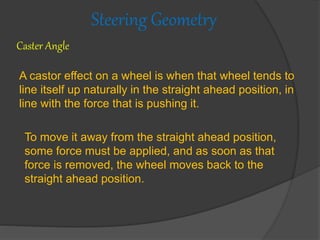 Automobiles steering systems | PPTX