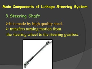 Automobiles steering systems | PPTX