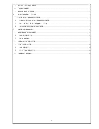 Automobile Systems | PDF
