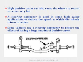 Automobile unit 4 steering, brakes and suspension systems | PDF