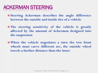 Automobile unit 4 steering, brakes and suspension systems | PDF