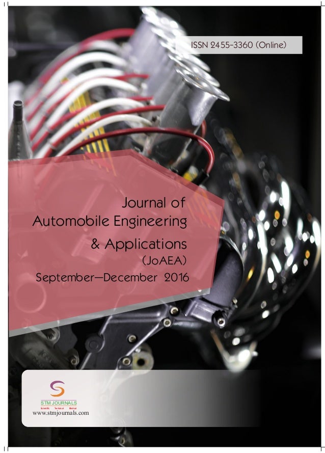 Journal Automobile Engineering & Application vol 3 issue 3