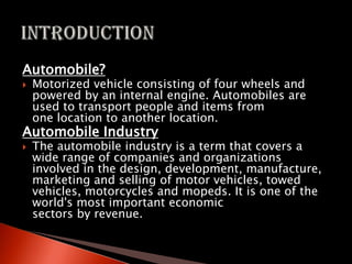 Automoile | PPT