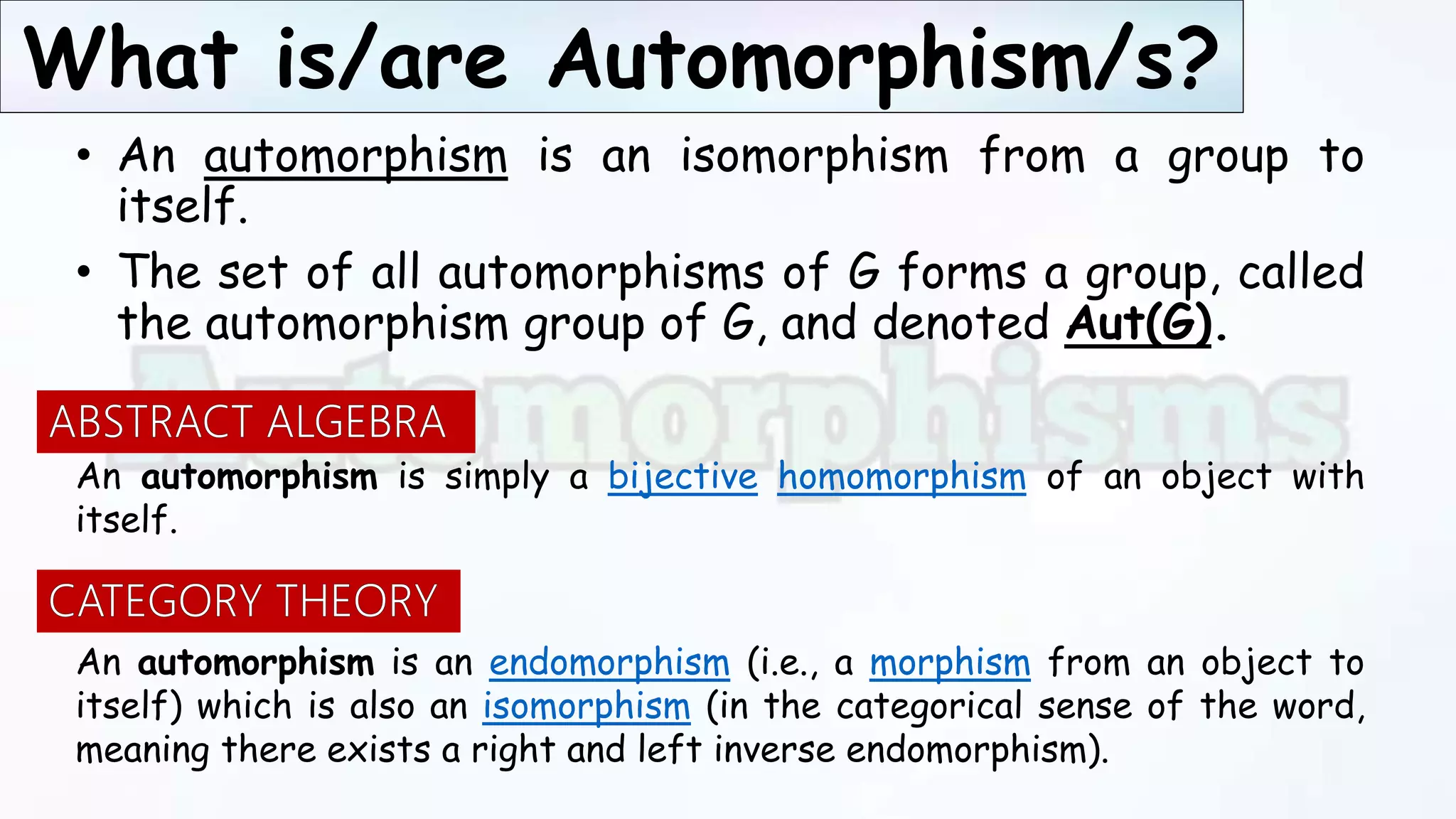 AUTOMORPHISMS With Examples.pptx