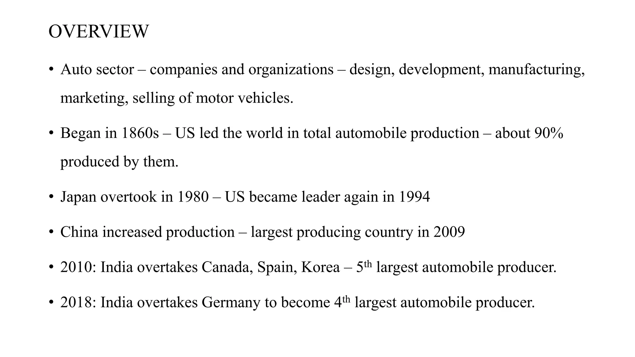 Automotive Industry Analysis | PPTX