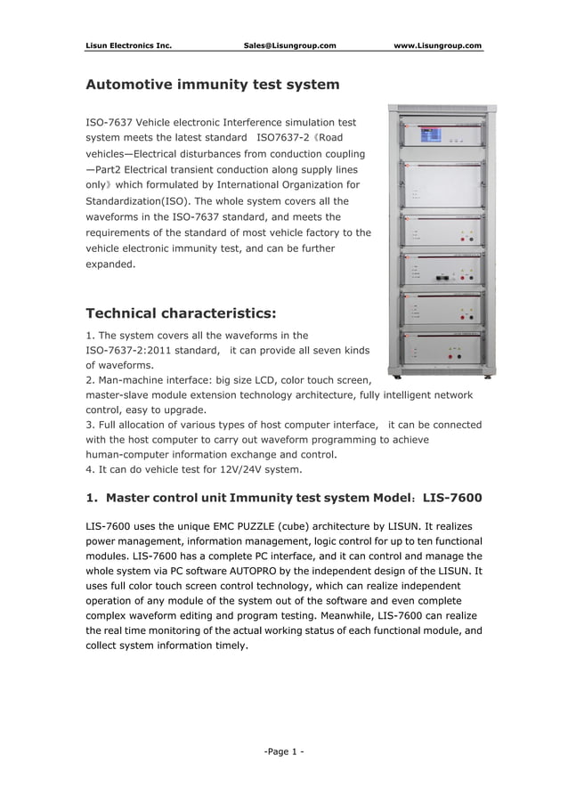 Automotive immunity-test-system | PDF