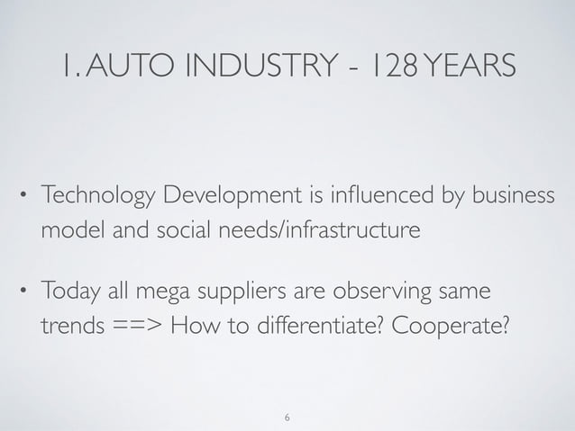 Introduction to Automotive Industry #1 2014 | PPT