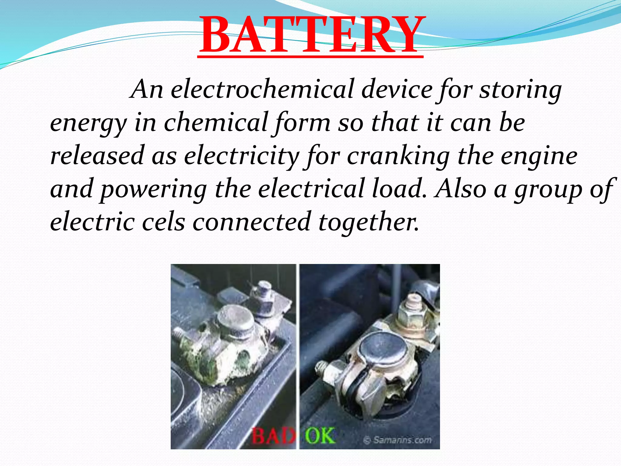 Automotive starting system. | PPTX