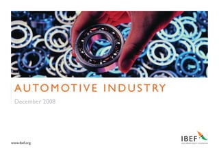 Indian Automotive Industry Presentation 010709 | PPT