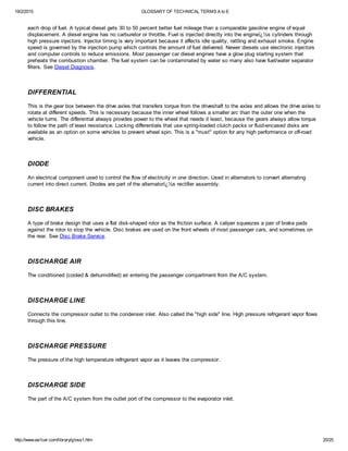 Automotive acronyms | PDF