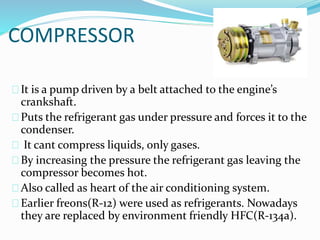 Automotive Air Conditioning systems | PPTX