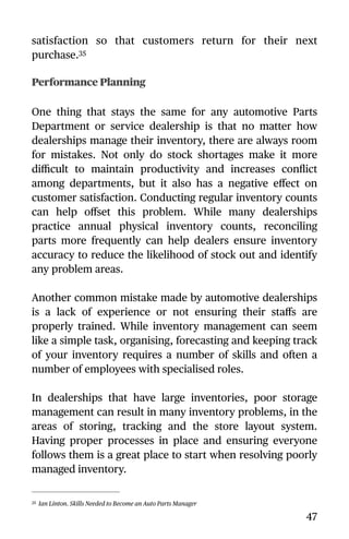 Automotive After Sales Management | PDF
