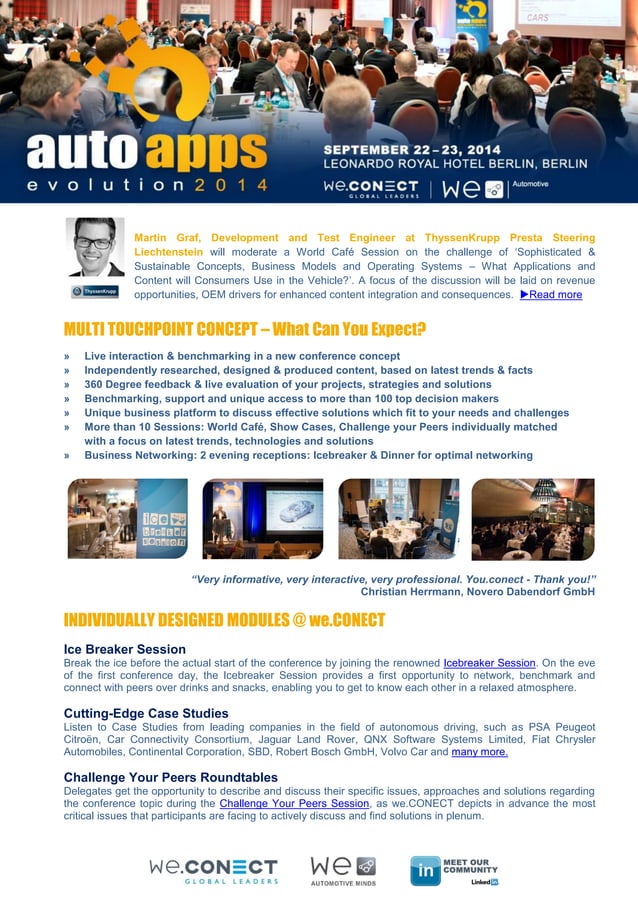 Apps Evolution 2014: Main Topics, Top speakers, Interactive Sessions. | PDF