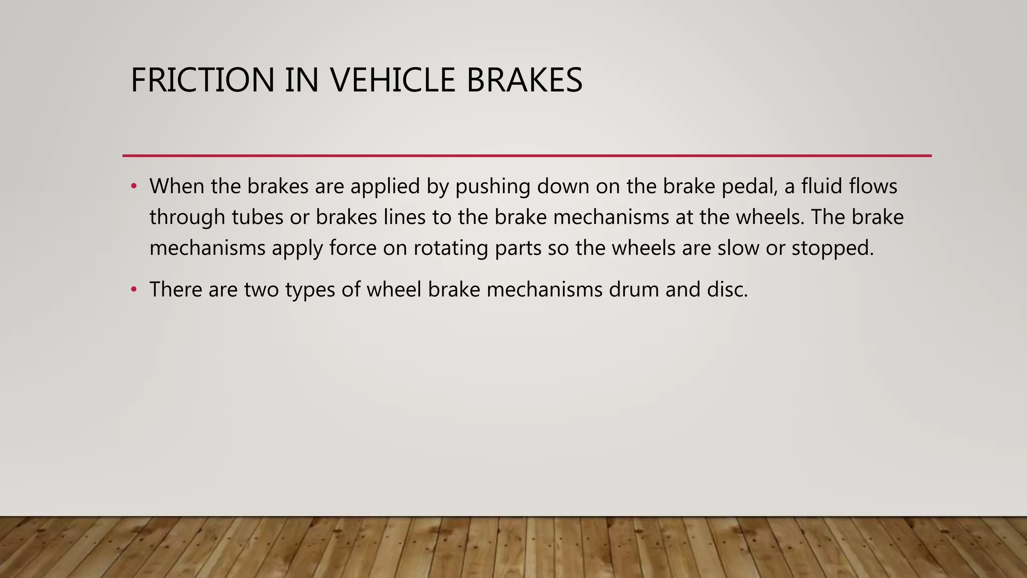 Automotive brakes | PPTX