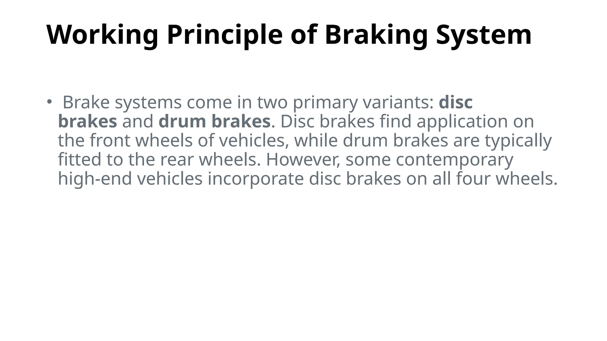 Automotive brake system FLI.pptx desarrollo | PPTX