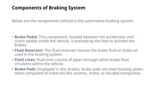 Automotive brake system FLI.pptx desarrollo | PPTX