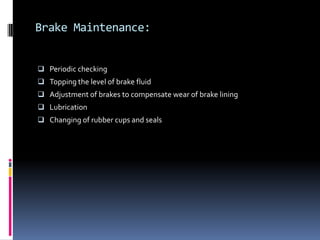 Automotive braking system | PPTX