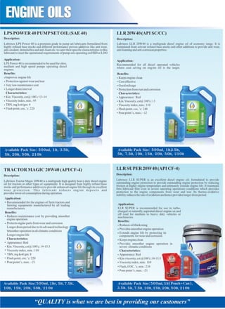 LUBRINOX 's Automotive lubricants products catalog . | PDF