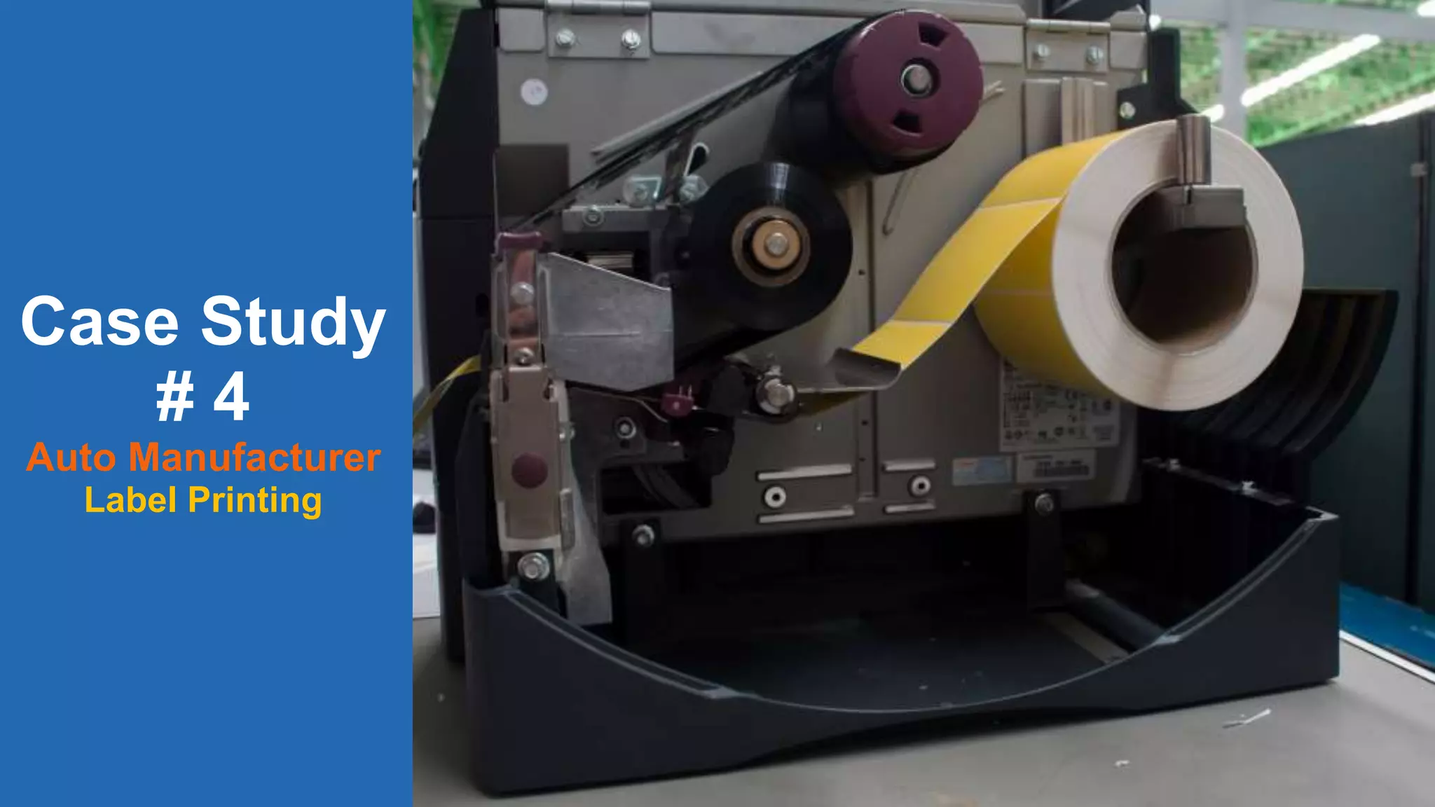 Enterprise Output Management Automotive Industry Case Studies | PPT