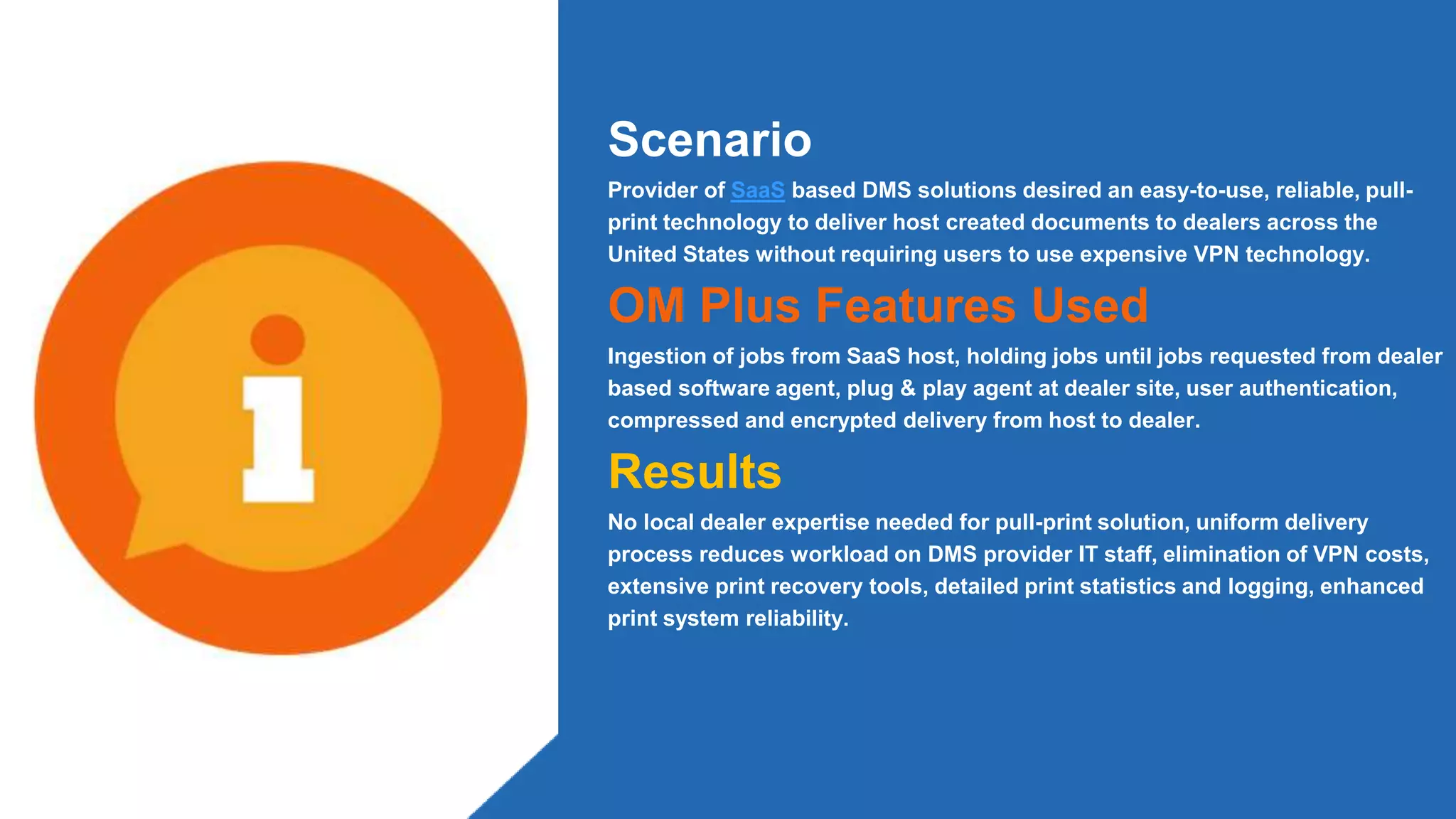 Enterprise Output Management Automotive Industry Case Studies | PPT
