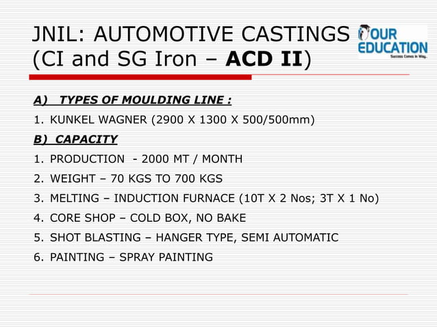 Automotive casting | PPT