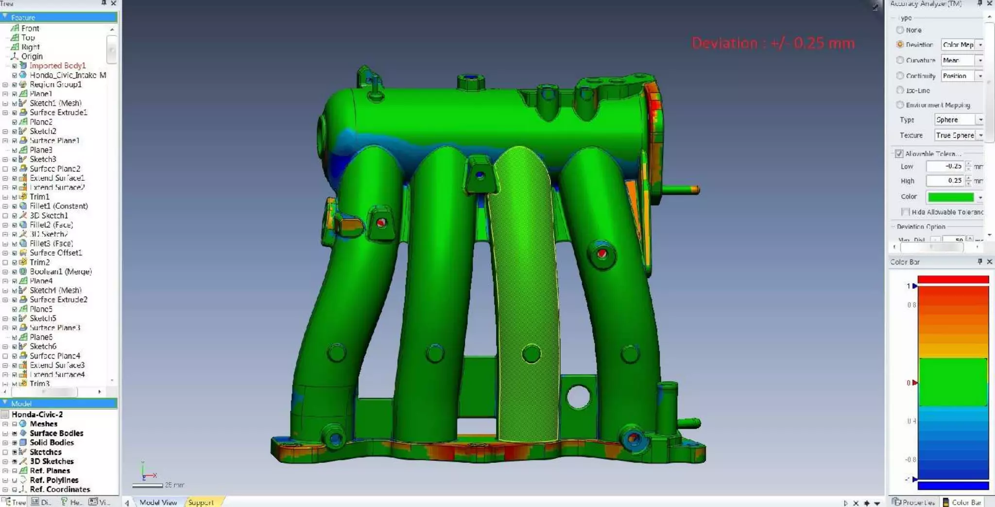Automotive casting part in reverse engineering | PDF