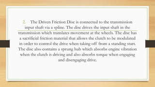 Automotive clutches | PPTX