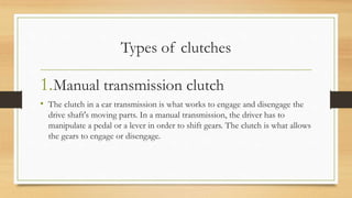 Automotive clutches | PPT