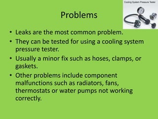 Automotive cooling system | PPTX