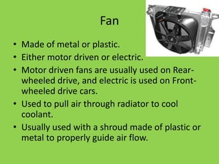 Automotive cooling system | PPTX
