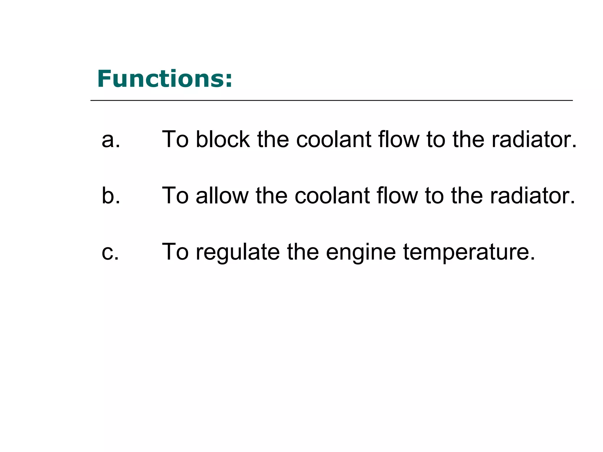 Automotive cooling system | PPT