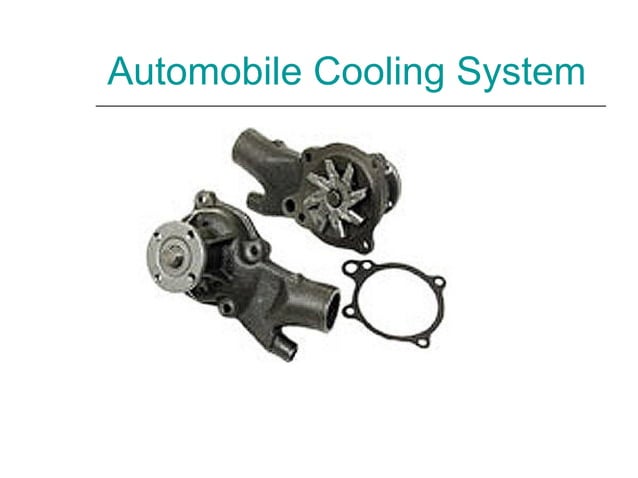 Automotive cooling system | PPT